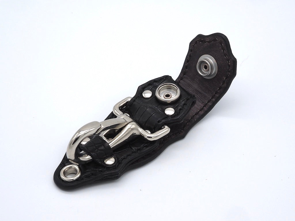 MANIFOLD [MH-01 LCR-BKV] Key-Holder（ラージクロコダイル) – MANIFOLD←DETAIL WORKS→